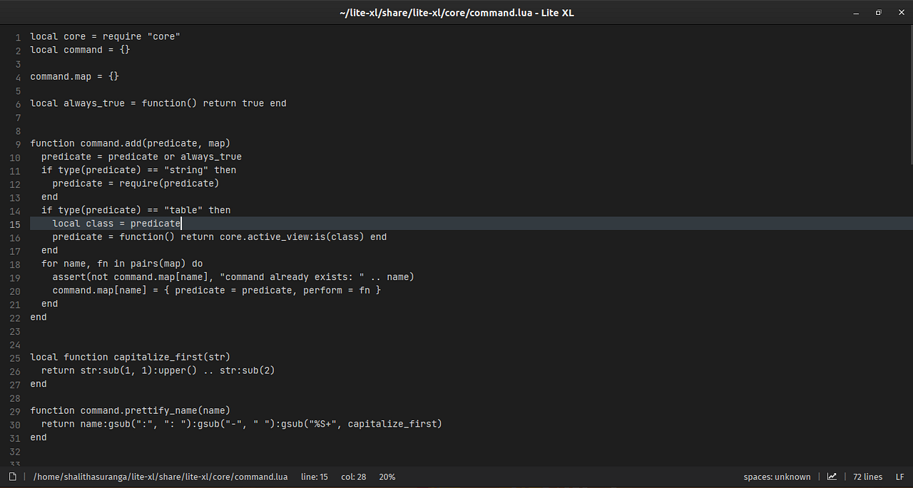 Bored of VS Code? Try Lite-XL. Your tired computer will ask you to try ...