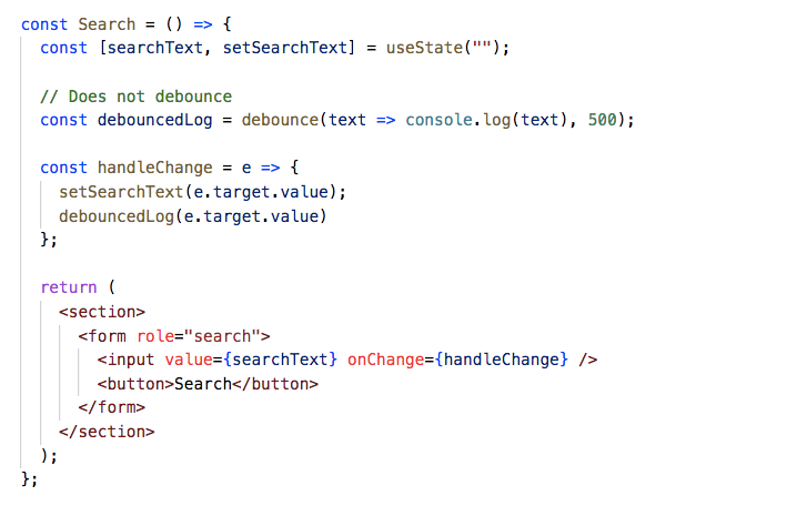 Using Debounce with React Components | by Gabe Mickey | Medium