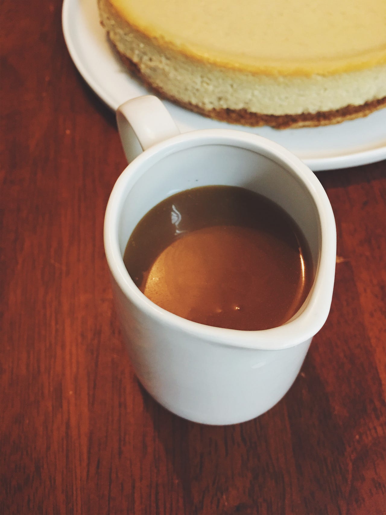 Chestnut Cheesecake with Miso Caramel Sauce | by Michael Toa | Michael Toa