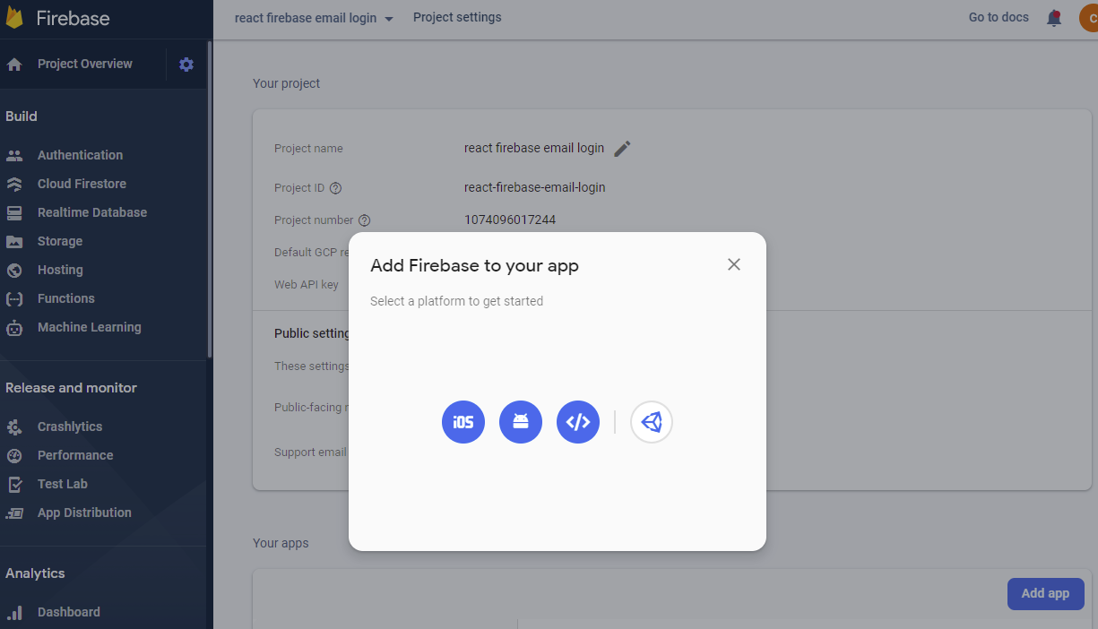 React Firebase Authentication. Create a web app to let user sign in ...