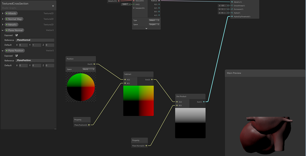 Unity3d Cross Section Shader Using Shader Graph | by Abdullah Aldandarawy | codeburst