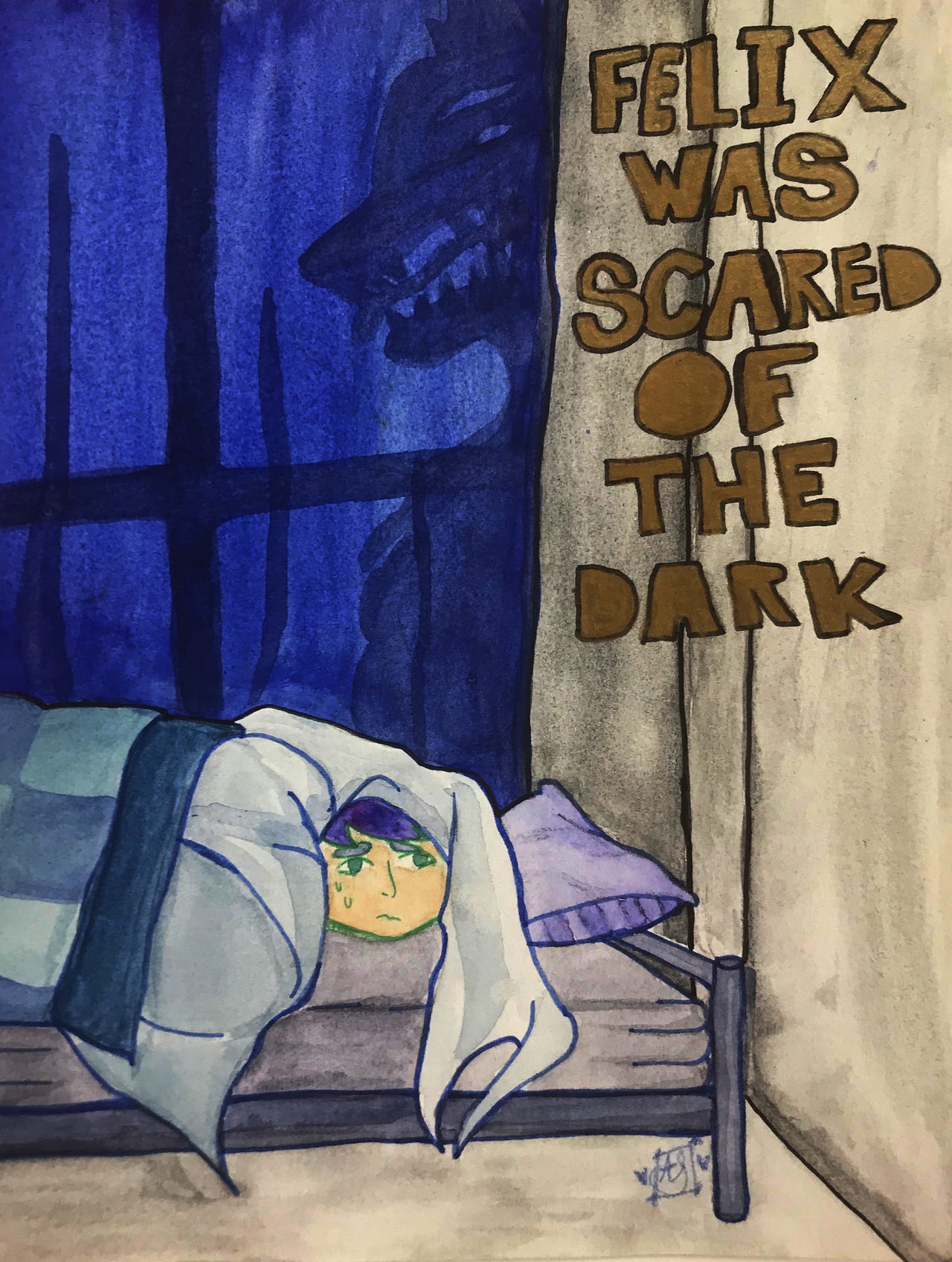 Felix Was Scared of the Dark. By Jared Lin | by SafeKidsStories | Safe ...
