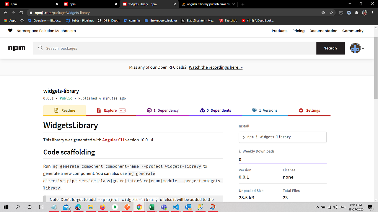 Creating Multiple Angular Library and publishing it in npm repository — part 2. | by Ram | Medium