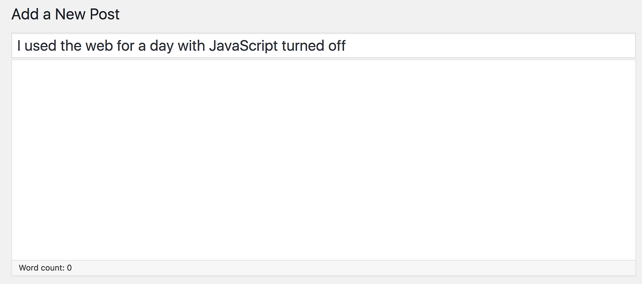 I Used The Web For A Day With JavaScript Turned Off | by Smashing ...