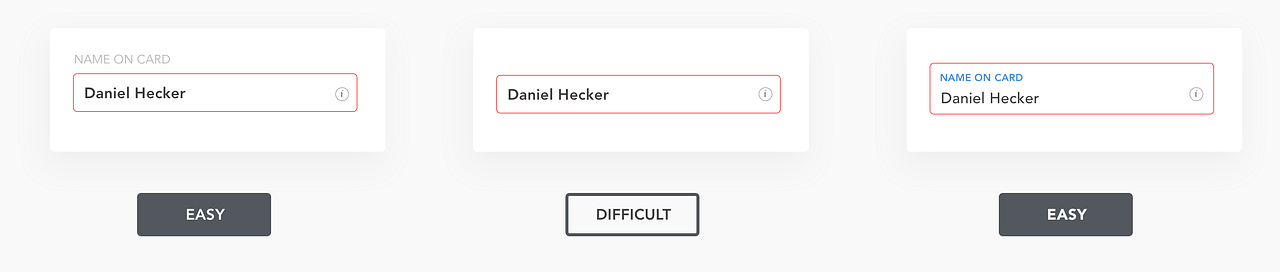Float label pattern in UX form design | by CanvasFlip | UX Planet