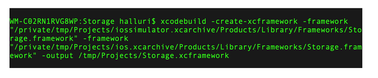 How to create XCFramework in swift | by Hemanth Alluri | Mac O’Clock | Medium
