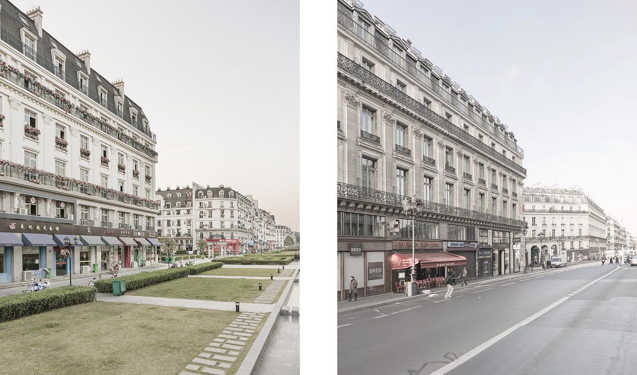 Can you tell the difference between China’s fake Paris and the real ...