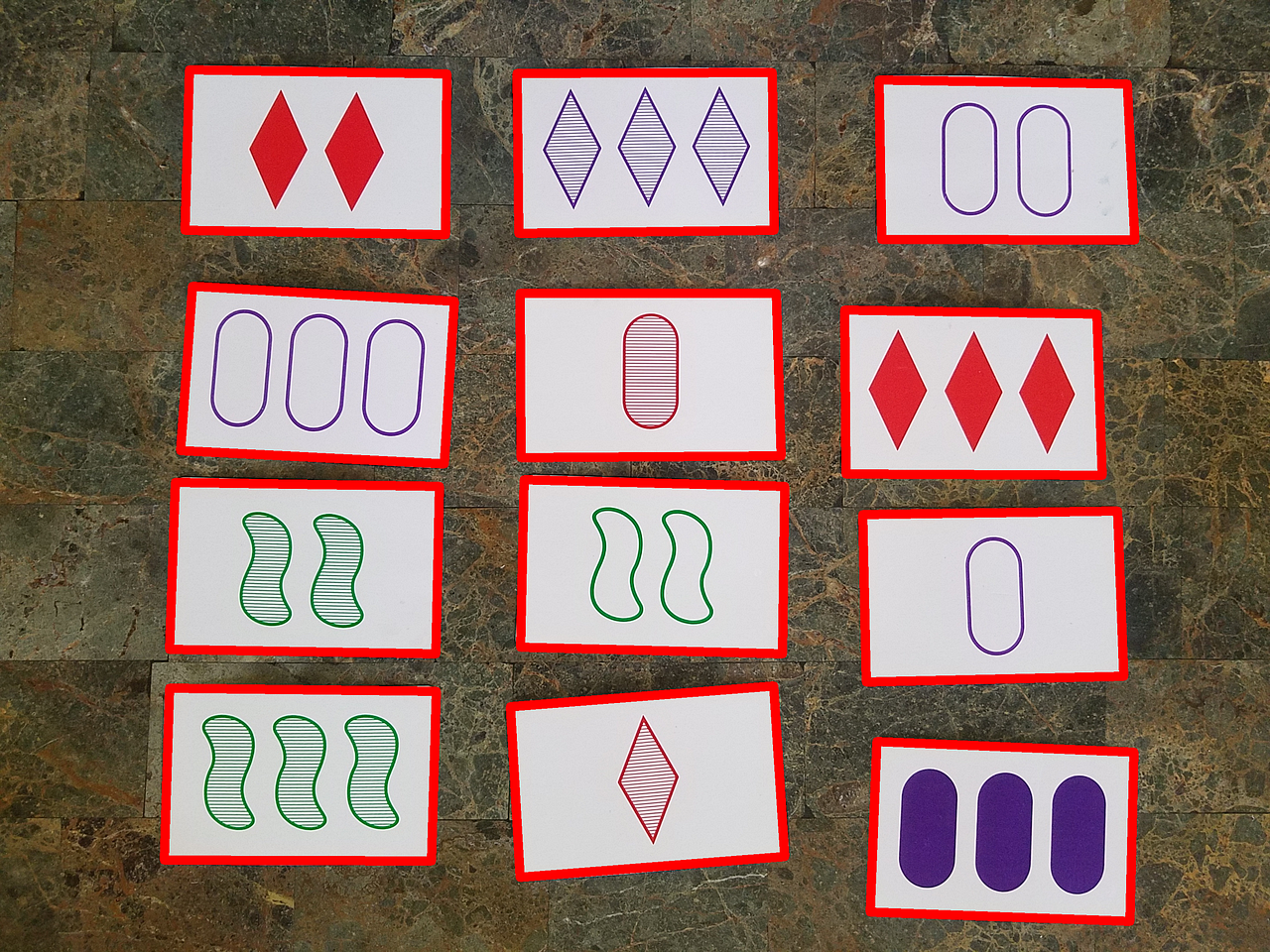 Building a SET Solver Using Python and OpenCV | by Coby Simler | The Startup | Medium