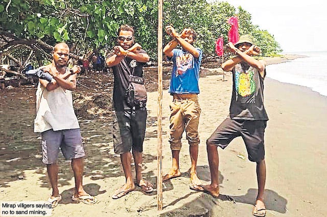 Sumgilbar people in Madang Triumph over Singaporean Sand Mining Company ...