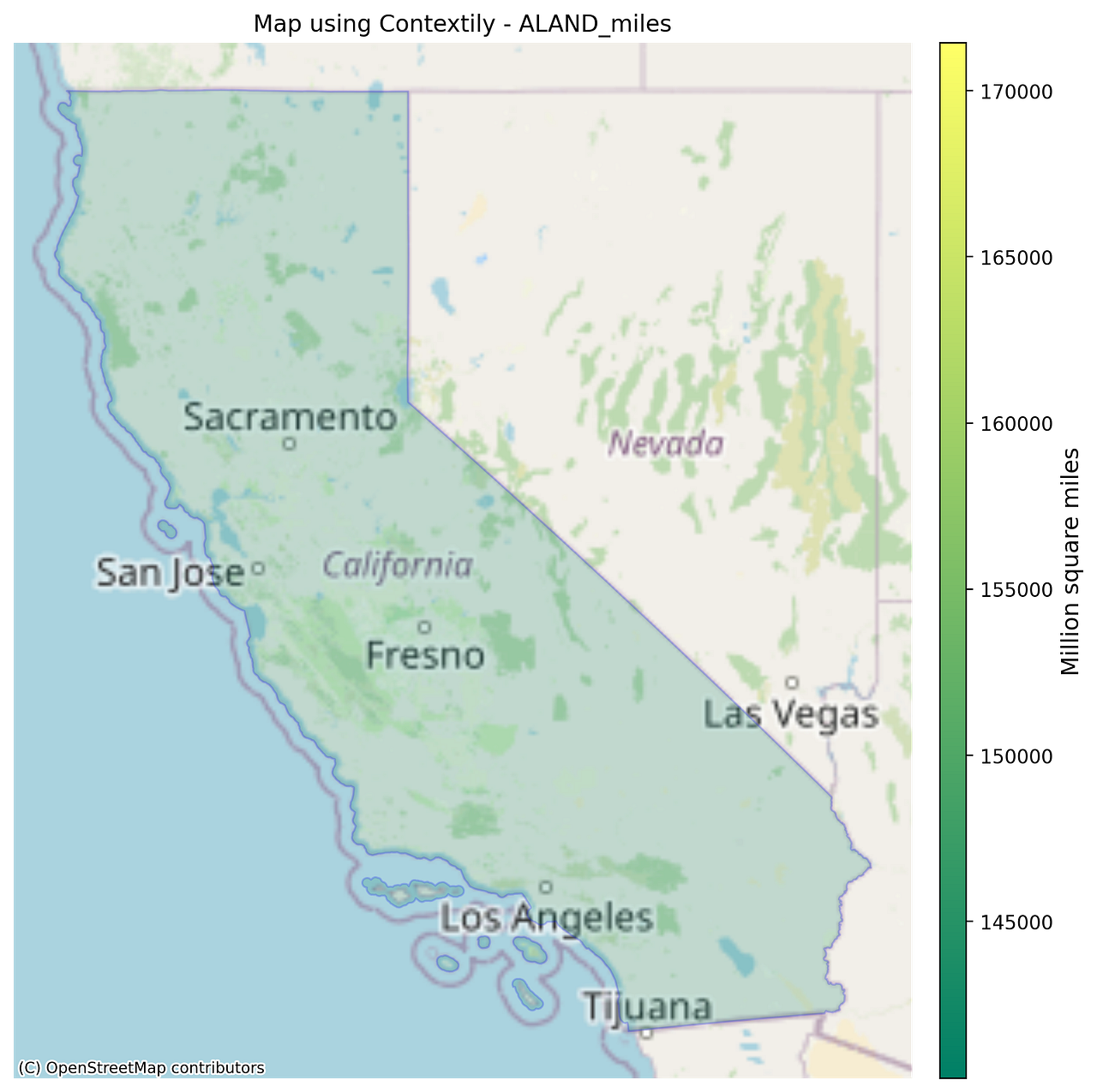 Plot maps from the US Census Bureau using Geopandas and Contextily in Python | Medium