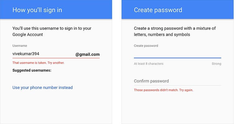 Creating Error Messages | Best practice in UX Design | by Vivek Kumar ...