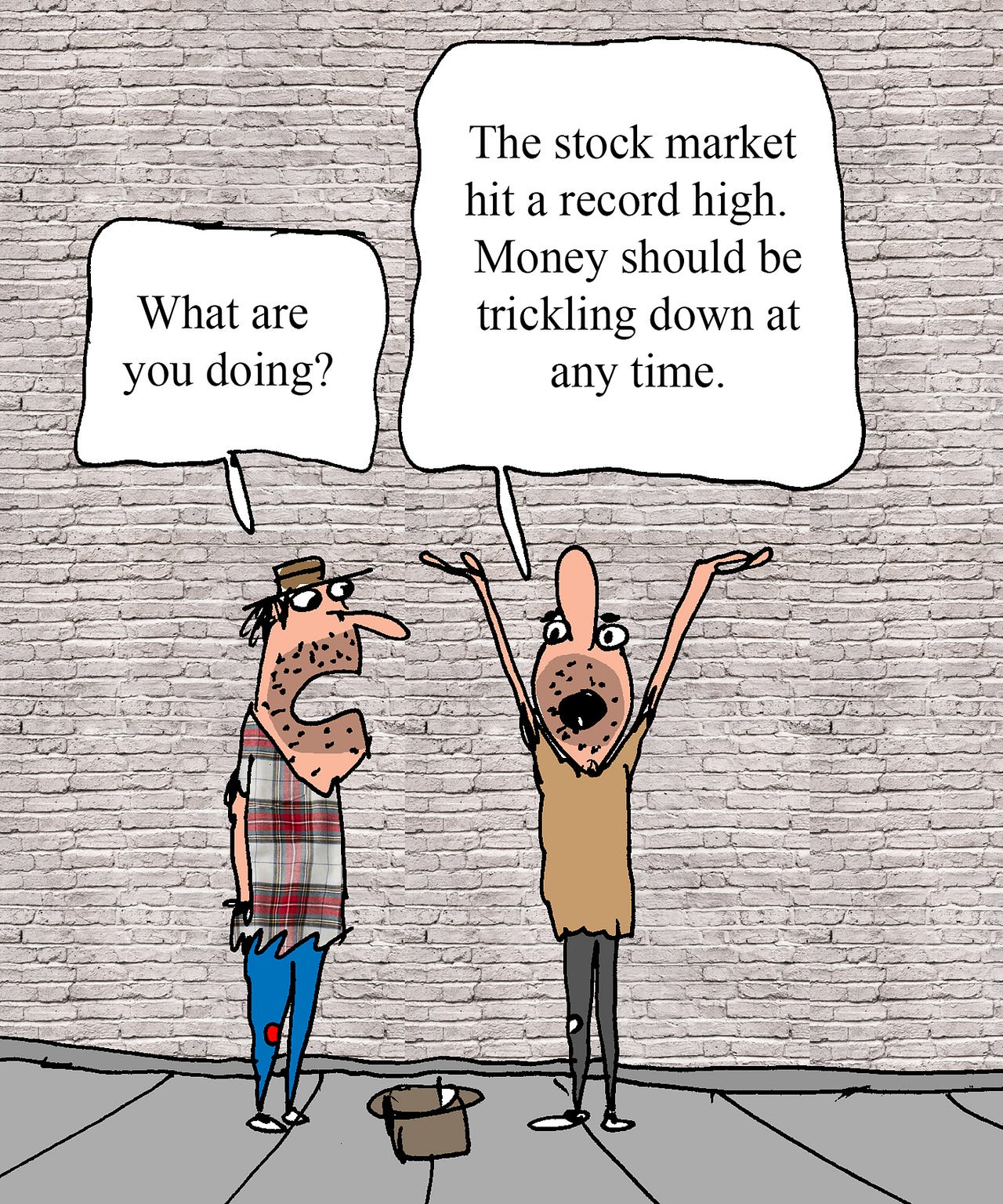 Trickle Down Economics in Four Cartoons - The Haven - Medium Trickle Down Economics in Four Cartoons - The Haven - Medium