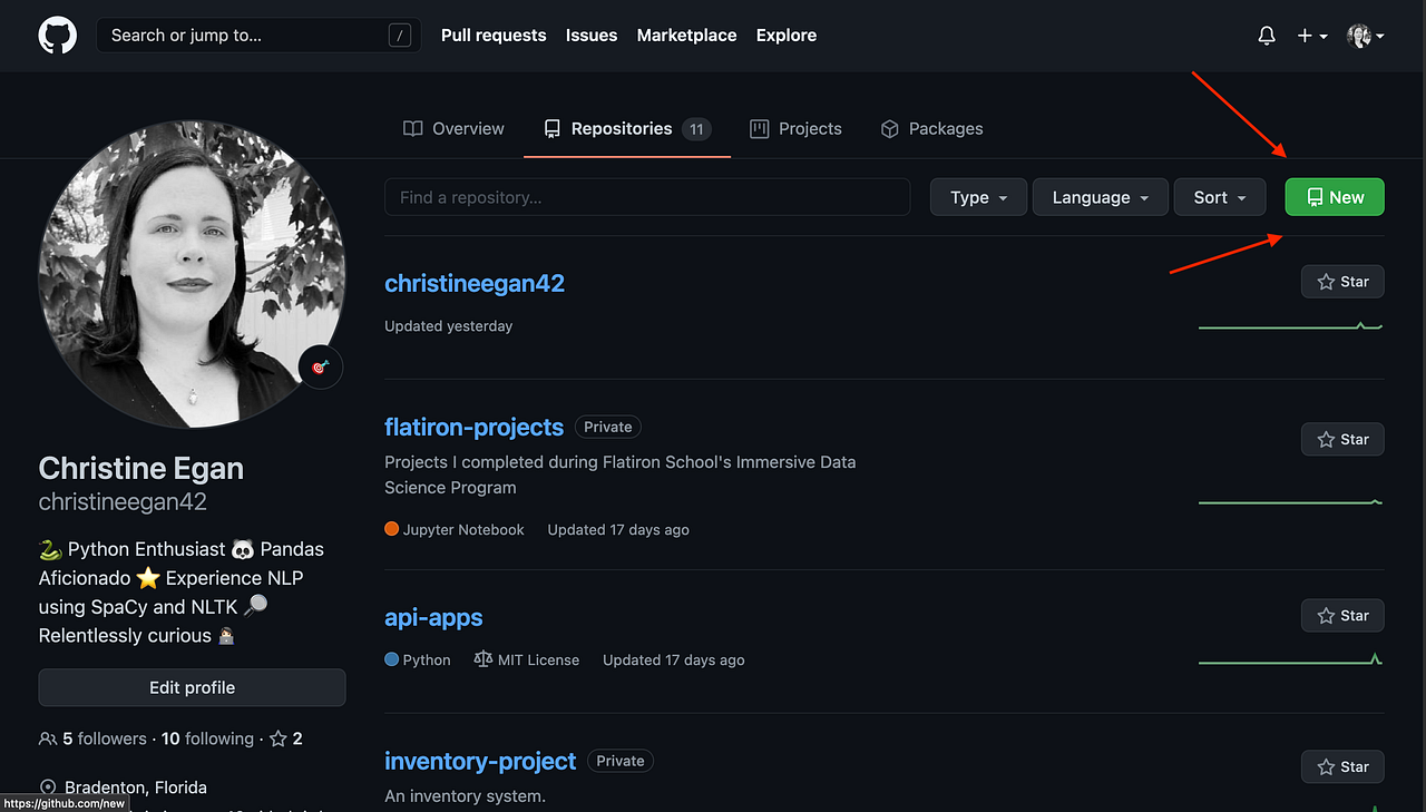 How To Create A Github Repository For Python Data Science Projects By Christine Egan Towards