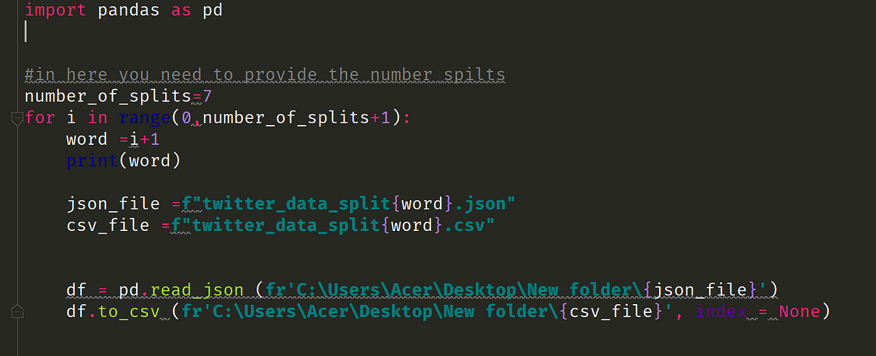 Split A Big Json File Into Smaller Files Using Python By Pasindu Ukwatta Jun 2021 Python