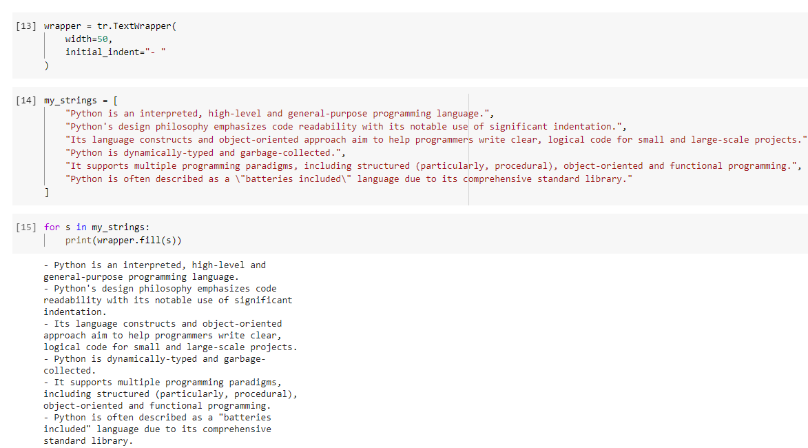 6 Fancy Built In Text Wrapping Techniques In Python By Christopher Tao Towards Data Science