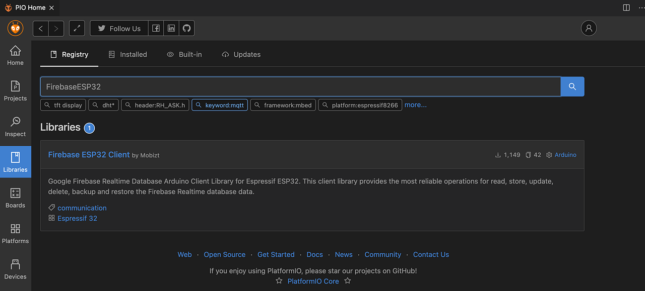 Getting started with ESP32 and Firebase | by Fabrice Beya | Firebase Developers | Medium