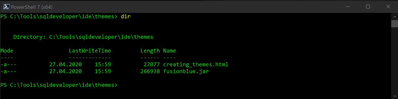 Oracle SQL Developer Theme. The last days I have spend some time to ...