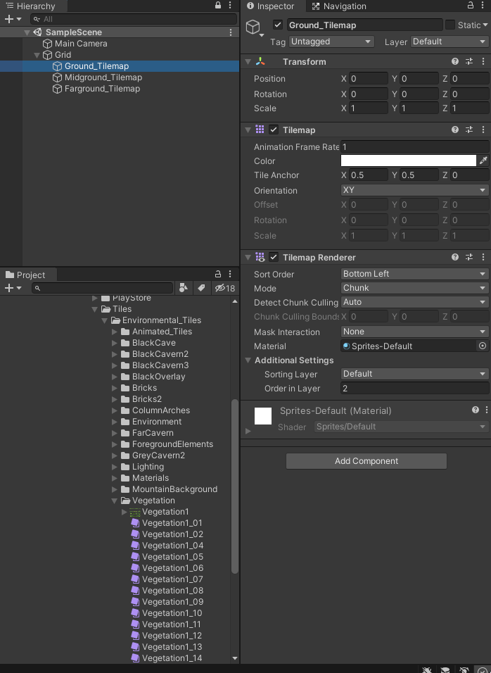Introduction To Tilemap In Unity In Order To Use Tiles In An Easy Way
