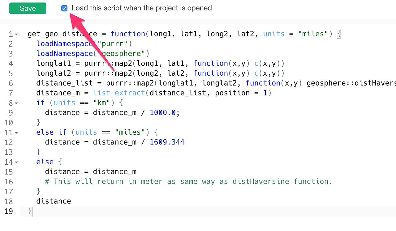 Calculating a distance between two locations with geosphere package | by Kan Nishida | learn ...