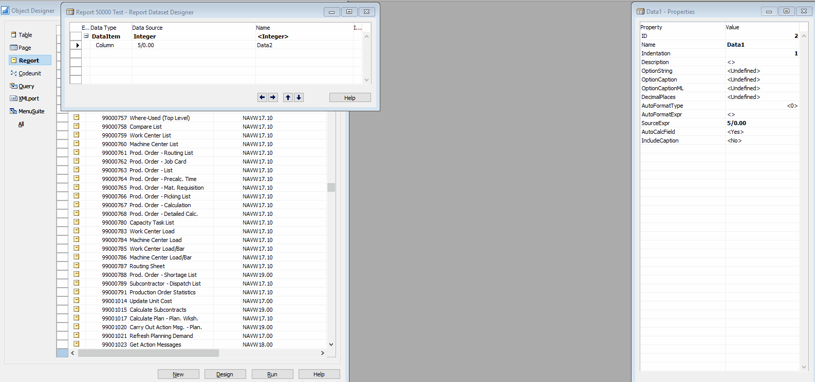 Divide by Zero — NAV Reports.. I was trying to find the error, Divide ...