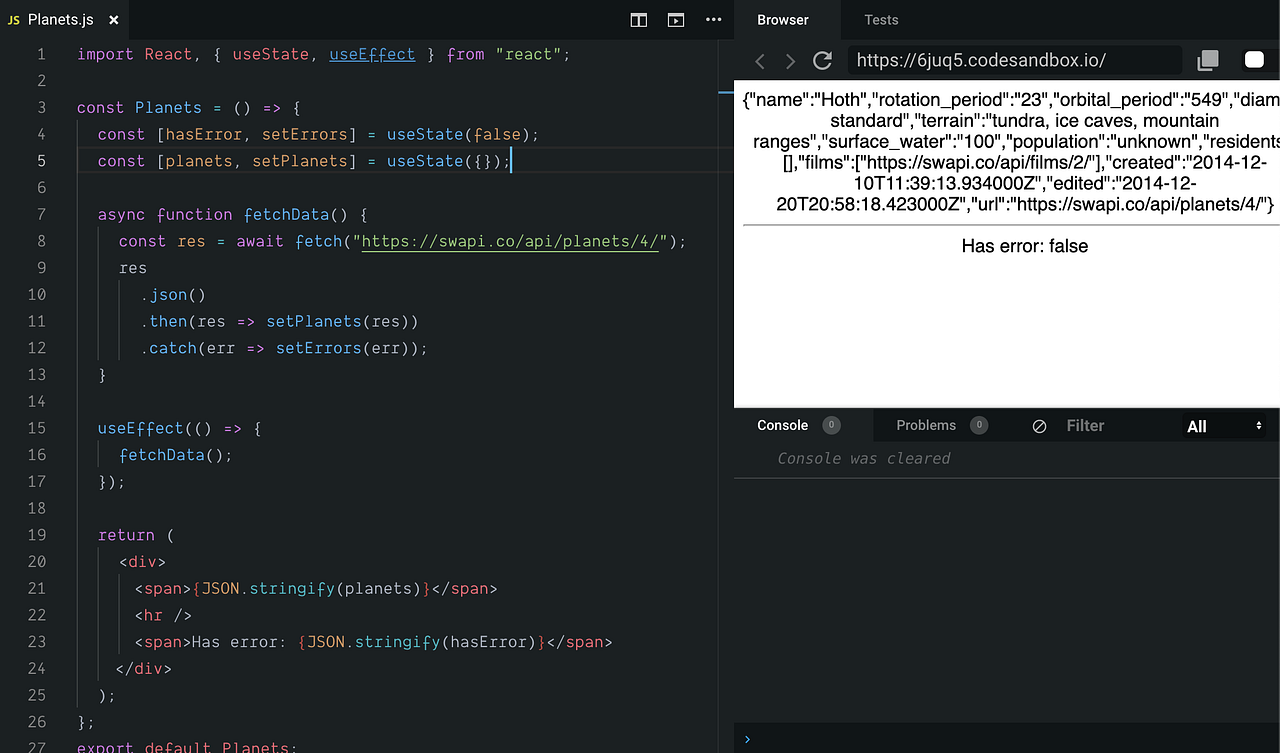 How To Fetch Data From An Api With React Hooks By Indrek Lasn Better Programming Medium