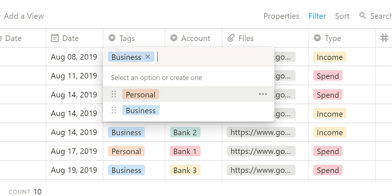 How I Built a Finance Tracker Tool in Notion (with Template) | by Zoe Chew | Prototypr