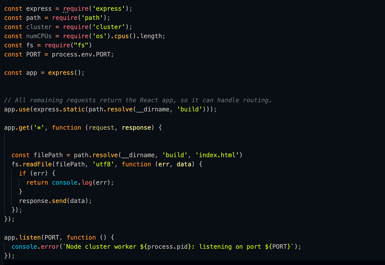 Dockerize And Deploy Create React App — Serve Using Node Express And