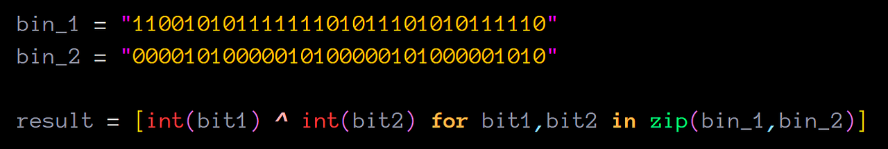 Crypto Basics: Fixed XOR implementation [Python][Cryptopals] | by Özgün ...