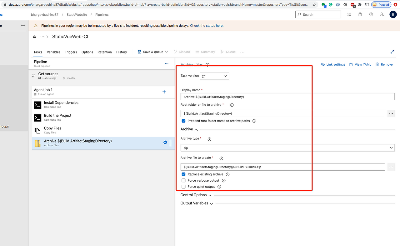 How To Build Cicd For Static Vuejs App Using Azure Devops By Bhargav Bachina Bachina Labs