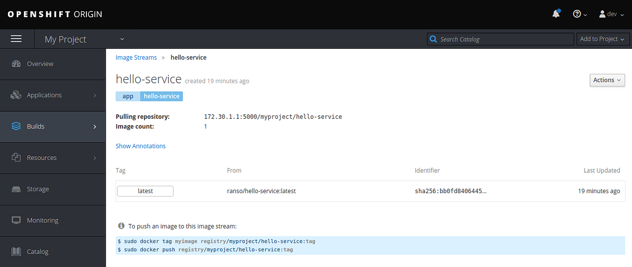 Openshift Origin deploying from external docker registry- Part 1 | by ...