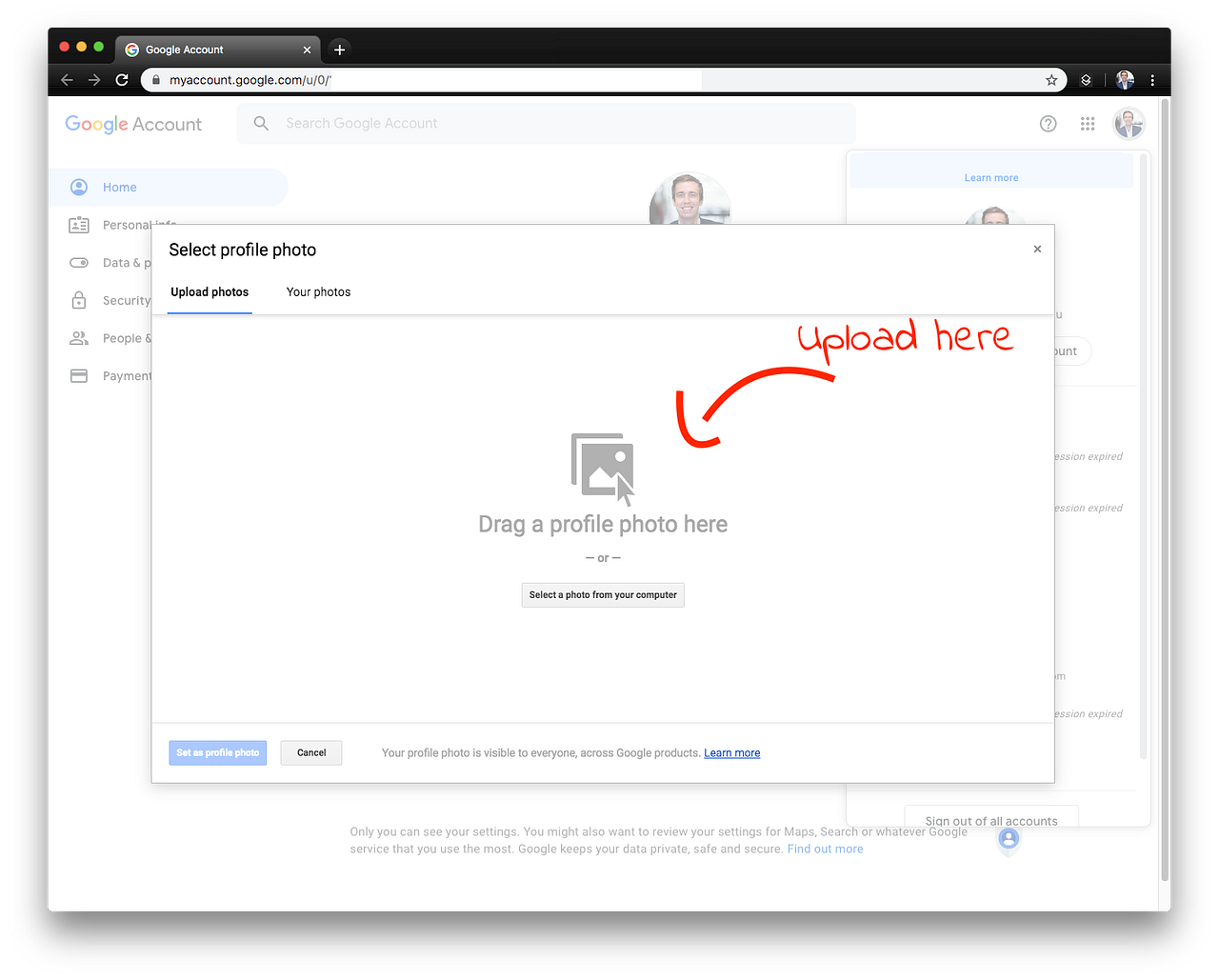 How to Set a GIF as Profile Picture On Gmail / G Suite Email