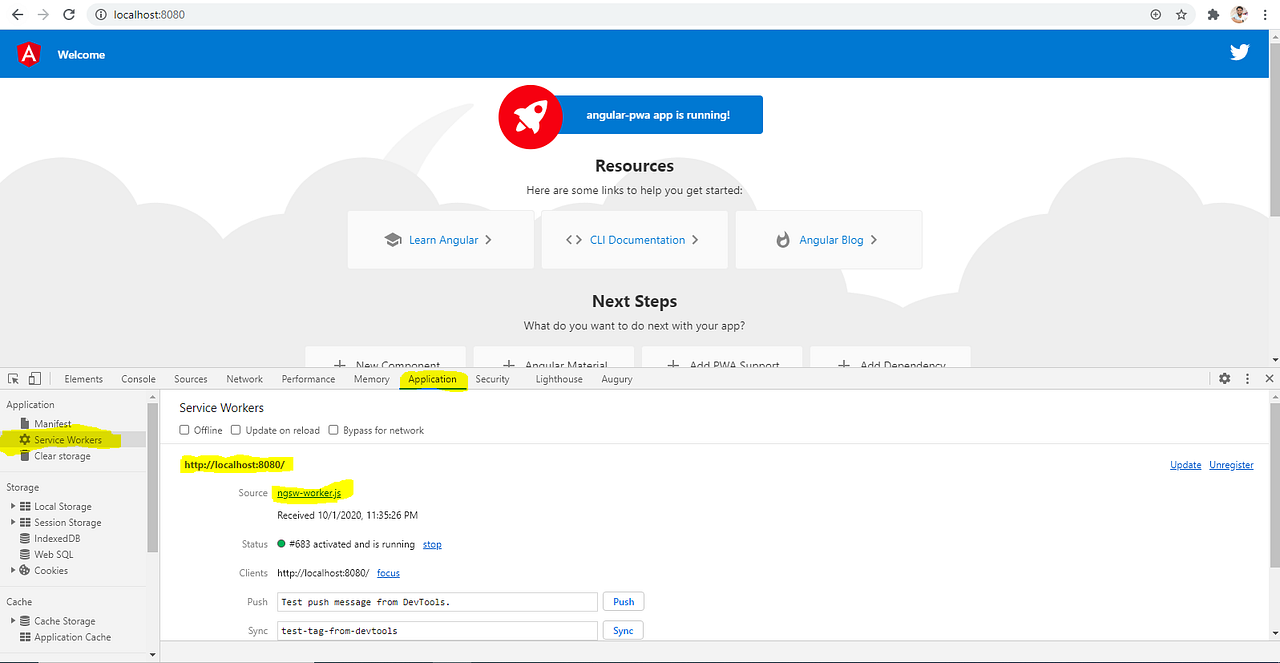Angular PWA, install and configure | by Pankaj Parkar | ngconf | Oct, 2020 | Medium