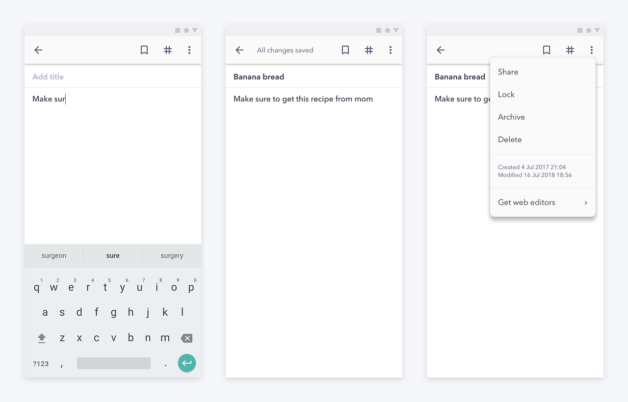 Redesign concept: Standard Notes for Android | by Zsolt Szilvai | NYC ...
