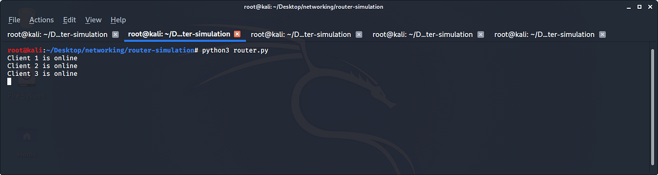 Creating a simple router simulation using Python and sockets | by Nimish Mishra | The Startup ...