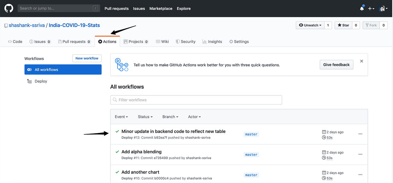 Use Github Actions To Automatically Deploy Your