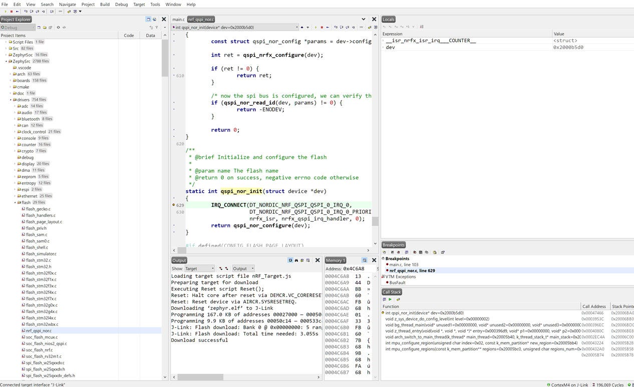 LittleFs file support for QSPI flash in Zephyr | by Mark Zachmann ...