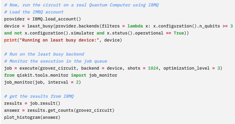 Grovers Algorithm — In Python Grovers Algorithm — In Python Using 4578