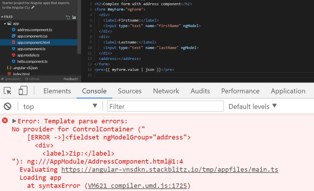 Angular: Nested template driven form | by Alexey Zuev | Medium