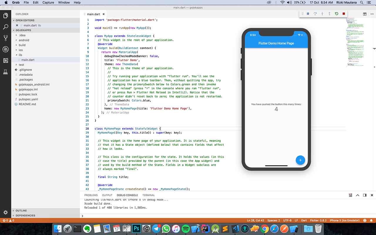 (Bagian 1/3) : Membangun Landing Page Aplikasi GO-JEK dengan Flutter ...