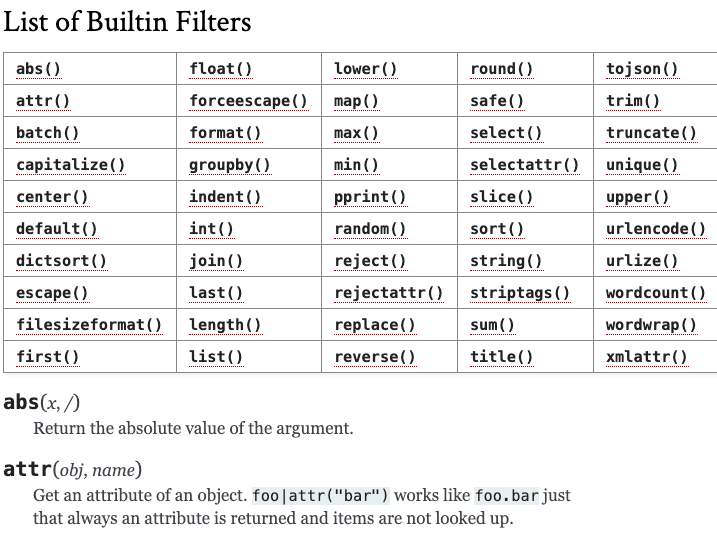 Jinja2 SSTI filter bypasses. as you (should) know — blacklists are… | by IndominusByte | Medium