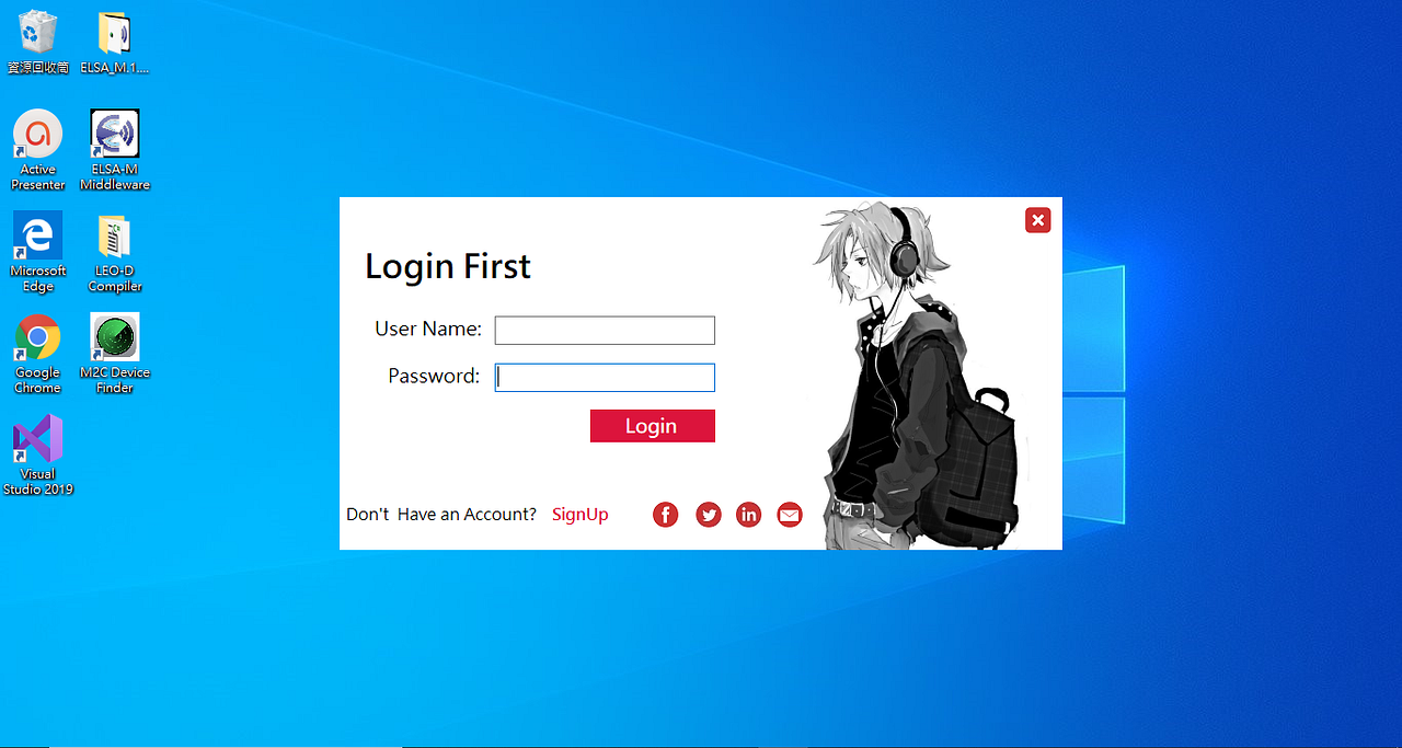 C# Flat Login Form in WinForm App | by BadoYau Lee | KJ李才 | Medium