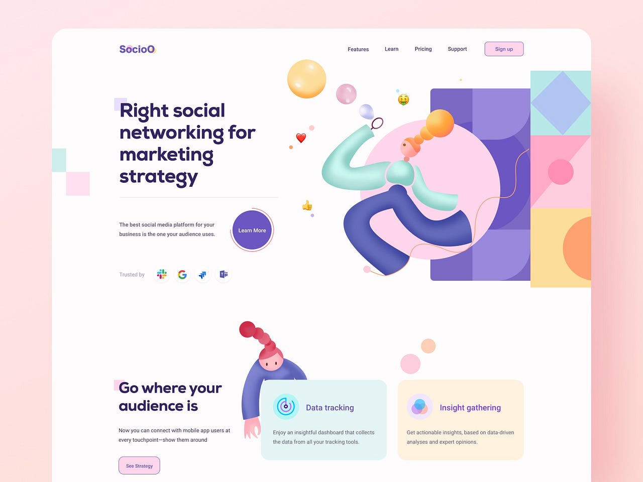 Best Web Design Inspiration Marketing Websites 65 | TMDesign