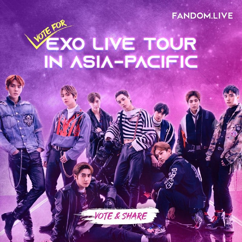 Fandom.Live — EXO Live Tour in Asia-Pacific 2021/2022 | by Fandom.Live ...