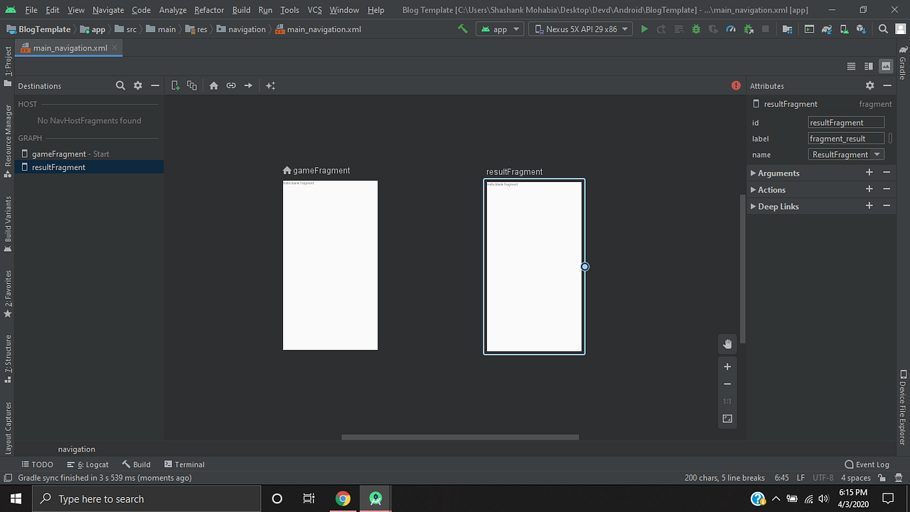Android Navigation Component#1: Using Actions to Navigate | by Shashank Mohabia | The Startup ...