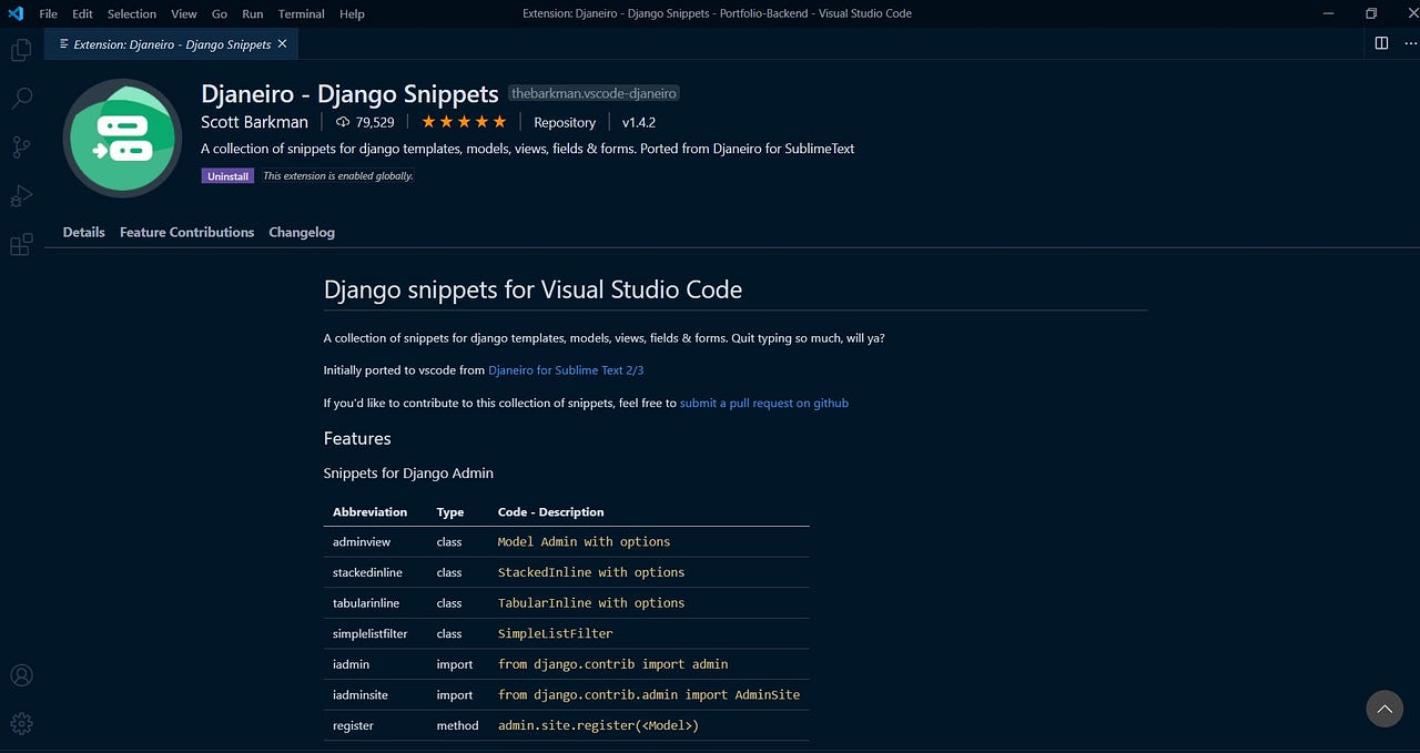 Best Visual Studio Code Extensions for Python/Django | by Zain Nasir | Dev Genius