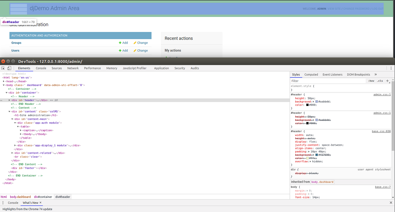Django — Step 9. Custom Styling The Admin Panel | by Brian Mayrose | Medium