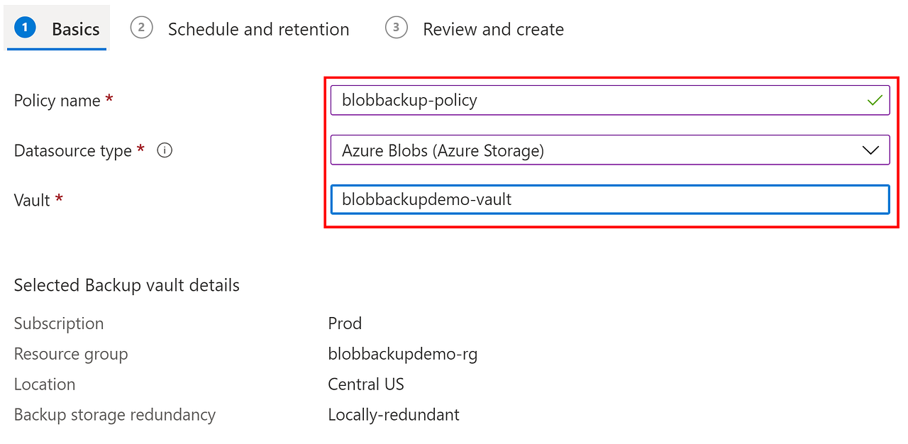 How to backup Azure blob storage using Azure Backup vaults | Azure ...