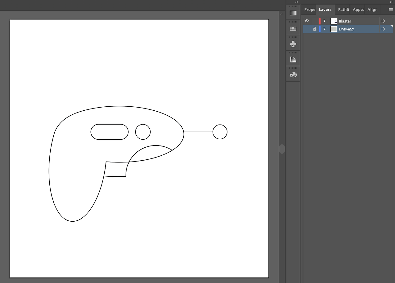 Adobe Illustrator Tutorial: How to Draw a Blaster | by Dmitry Mind | Medium