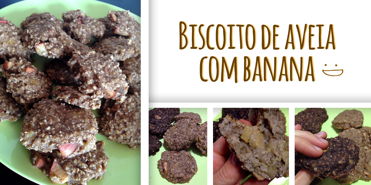 Biscoito de aveia com banana. Fácil de fazer, barato e nutritivo | by ...