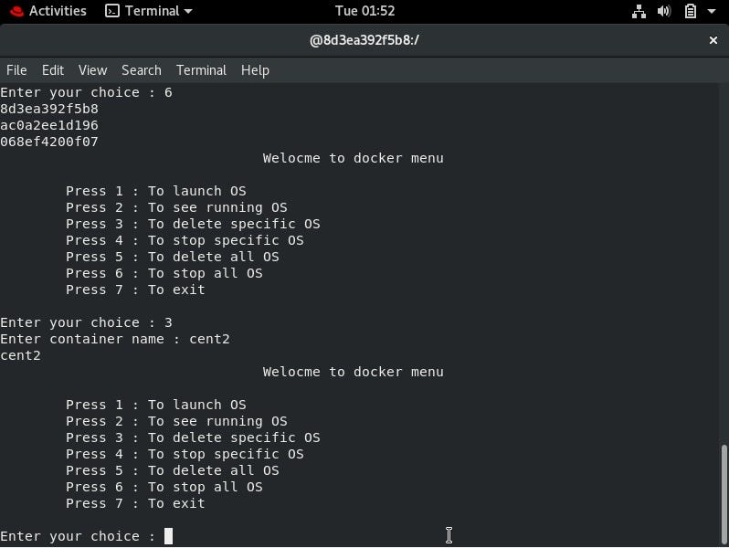 Creating A Menu Based Program Using Pythonintegrating All The Different Technologies By 5853